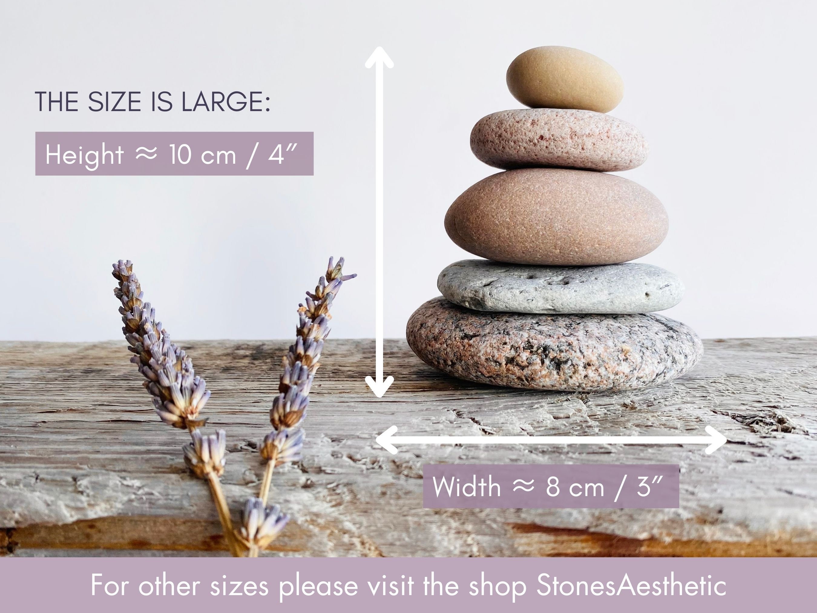 Boho Shelf Decor for Bathroom Stacking Stones Balancing - Etsy