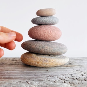 Stacking Pebbles, Cairn Stones, Office Zen Garden Rocks, Balance Rock ...