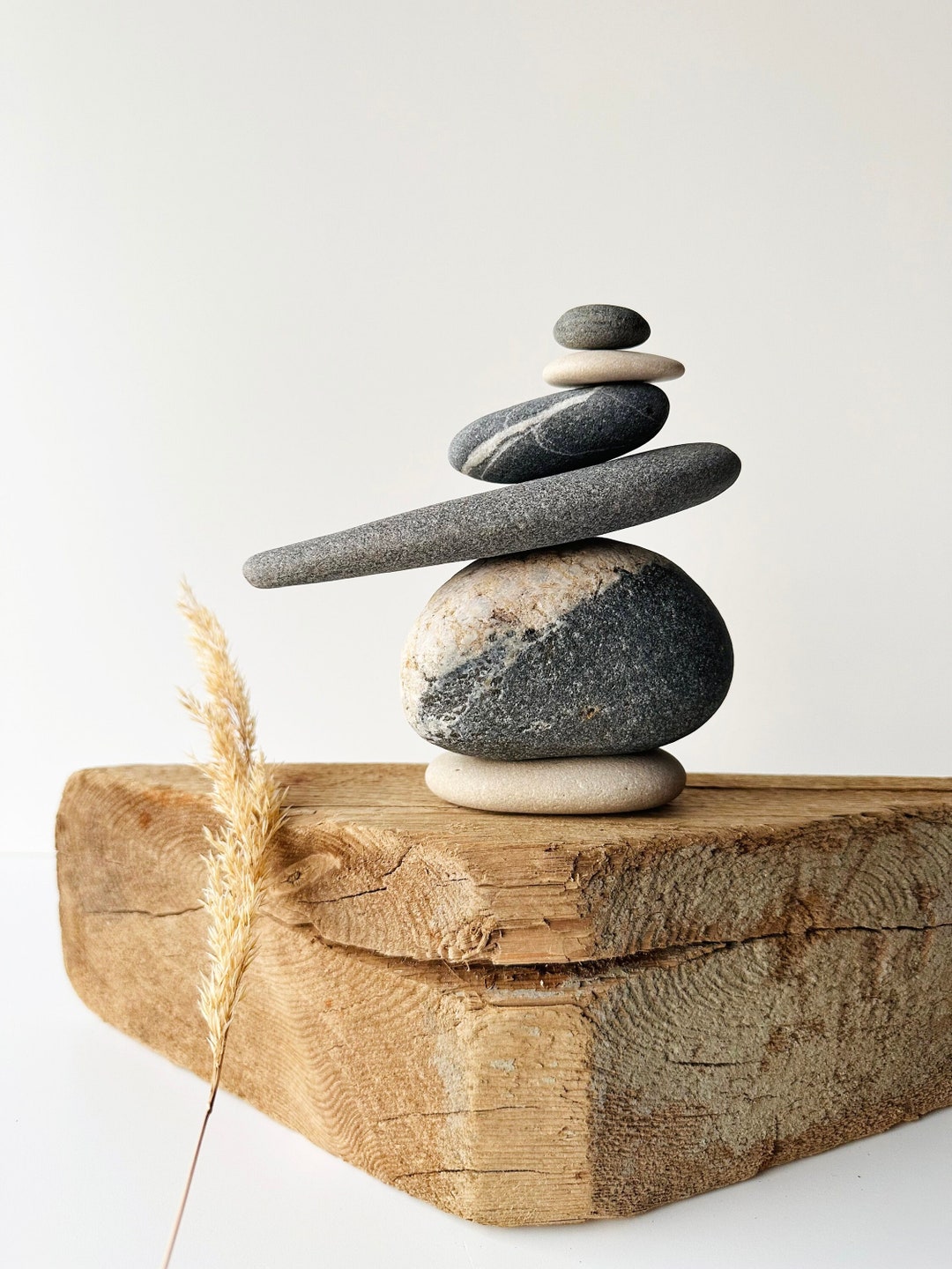 Zen Bedroom Decor for Shelves, Unique Minimal Home Decor, Zen Balance ...