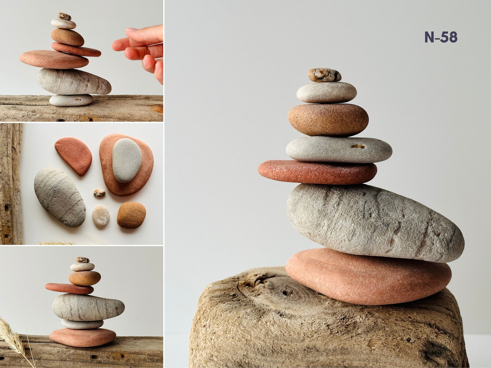 Aesthetic Bookshelf Decor, Balancing Sculpture, Anti Anxiety Gifts, Zen ...