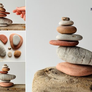 Aesthetic Bookshelf Decor, Balancing Sculpture, Anti Anxiety Gifts, Zen ...