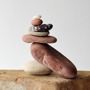 Balancing Rocks, Zen Home Decor Accents for Shelf, Meditation Stones ...