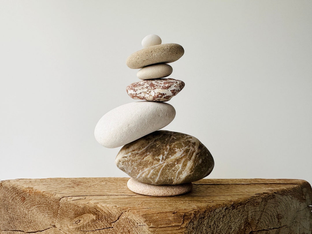 Zen Garden Stone, Balancing Rocks, Office Desk Decor Aesthetic, Stone ...