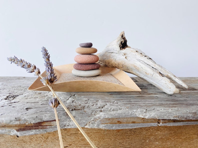 Bookshelf Decor Objects Japandi Anxiety Relief Zen Garden - Etsy