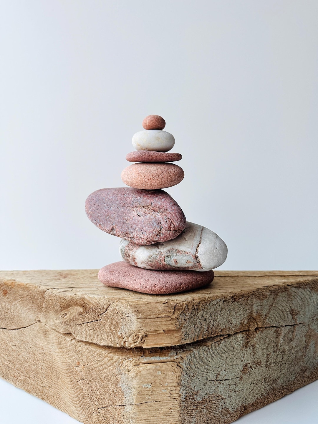 Unique Shelf Decor, Balance Rock Cairns, Meditation Room Decor, Zen ...