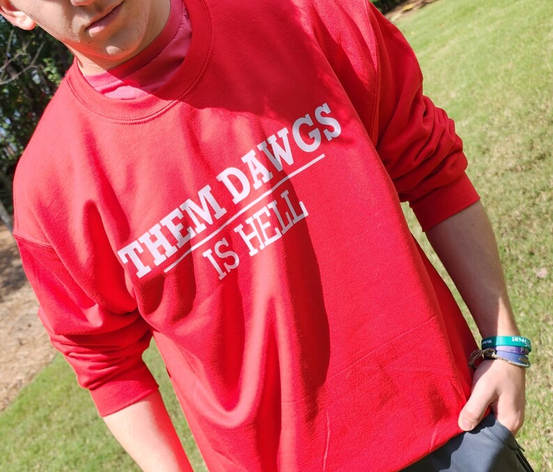 Them Dawgs is Hell Ga Bulldogs Sweatshirt - Etsy