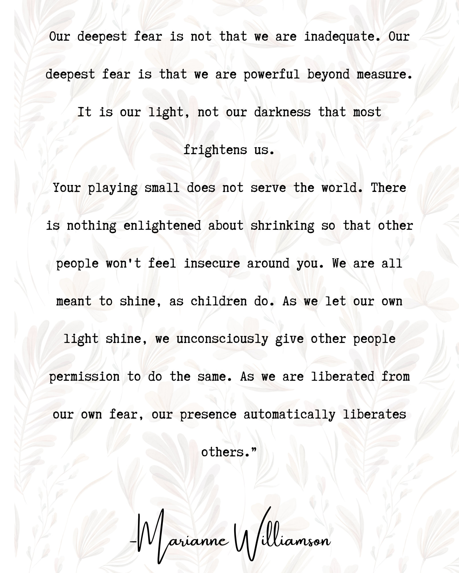 Deepest Fear Coach Carter Quote