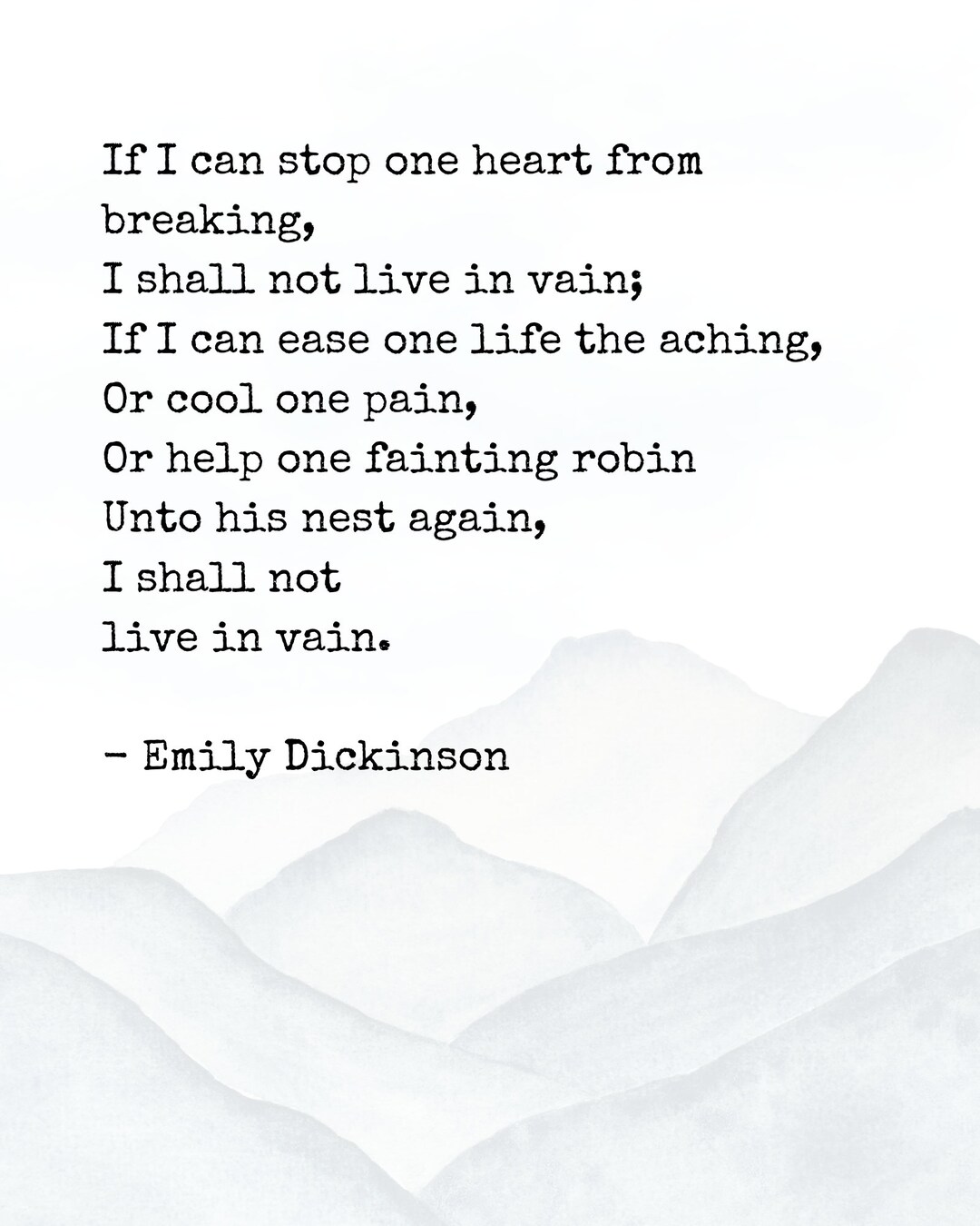 Emily Dickinson Poster - Etsy