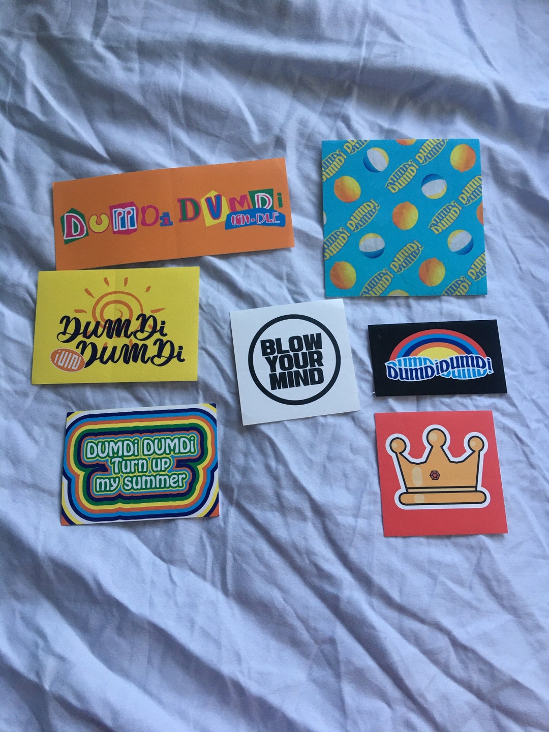 Dumdi Dumdi Vinal Stickers (G)I-DLE Official - Etsy