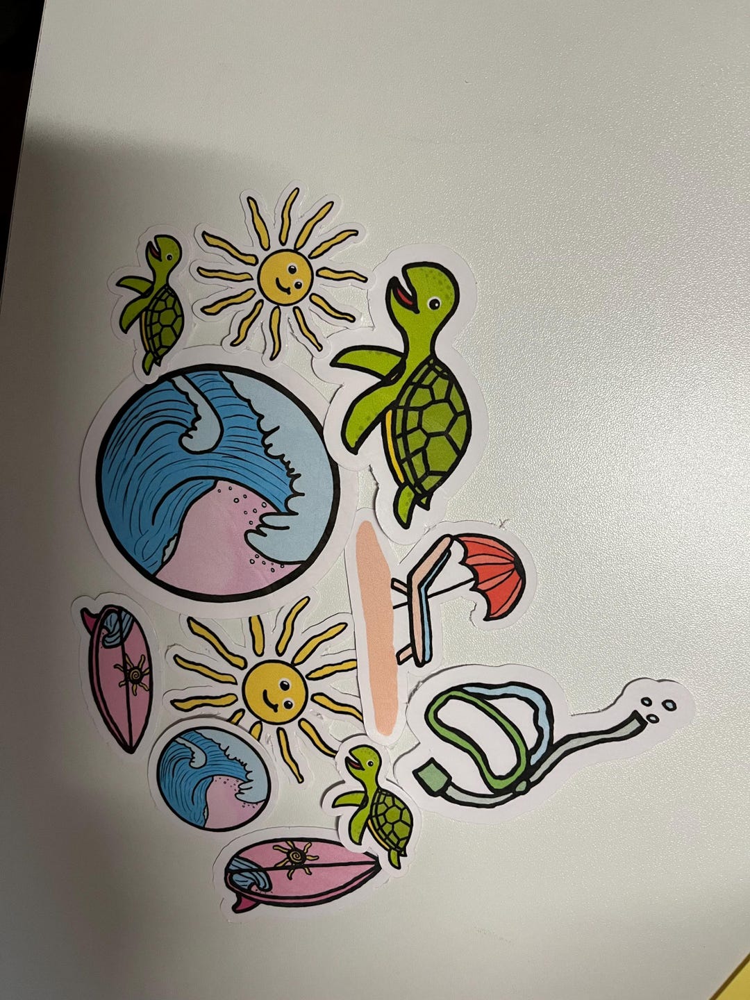 Beach Themed Sticker Pack - Etsy