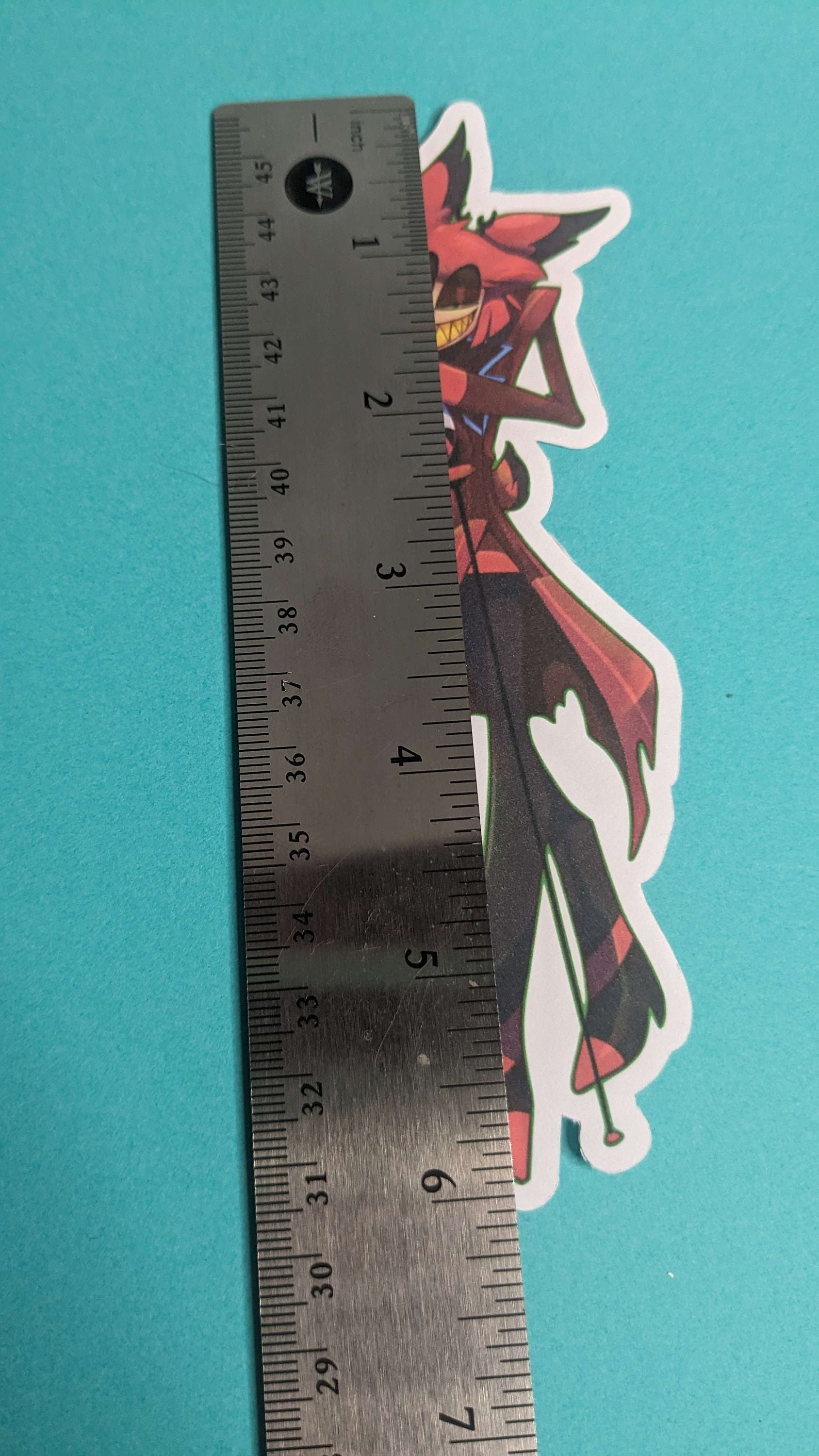 Hazbin Hotel Alastor 2x6in Matte Sticker Six Inches Tall by Two Wide ...