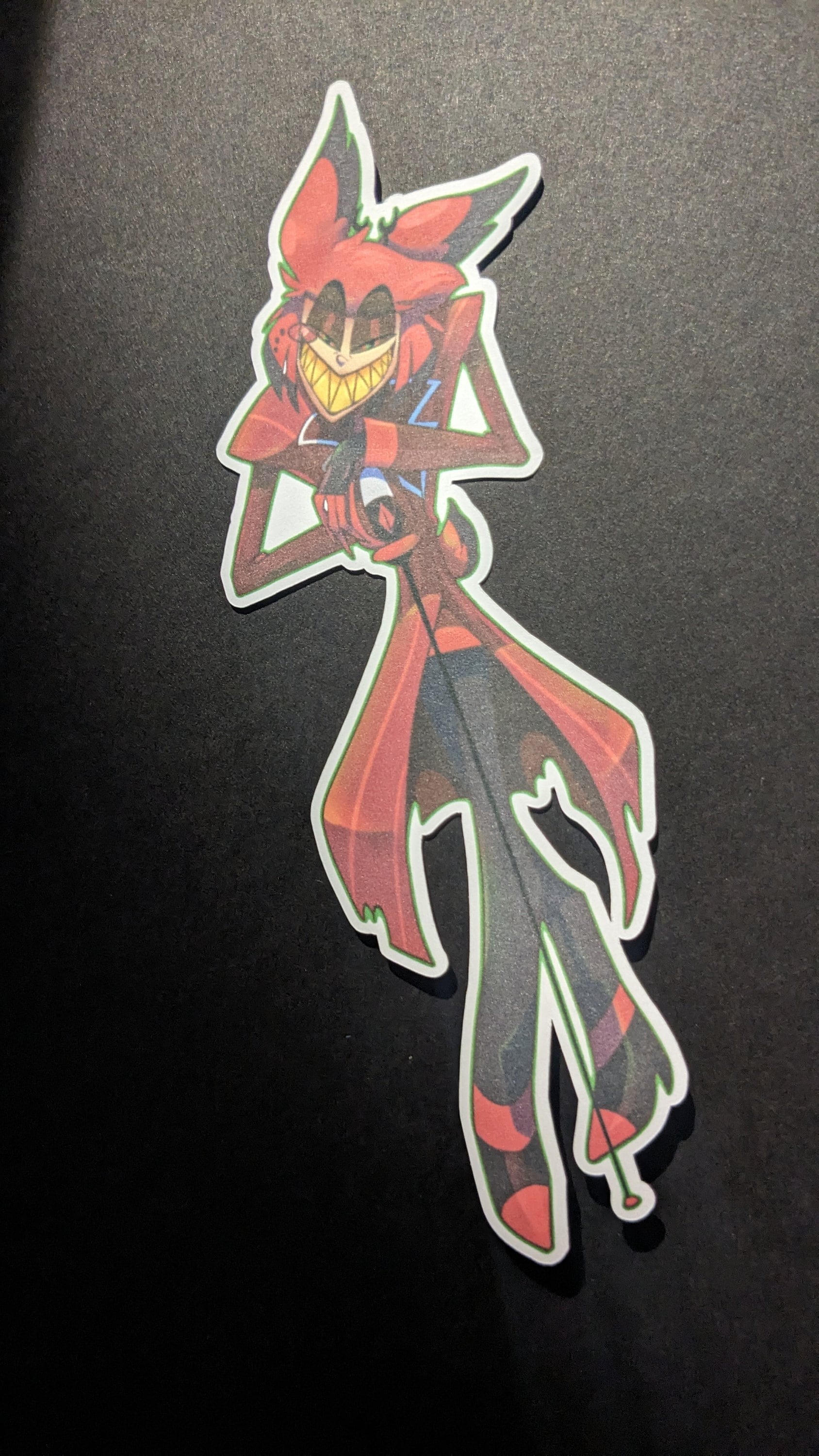 Hazbin Hotel Alastor 2x6in Matte Sticker Six Inches Tall by Two Wide ...