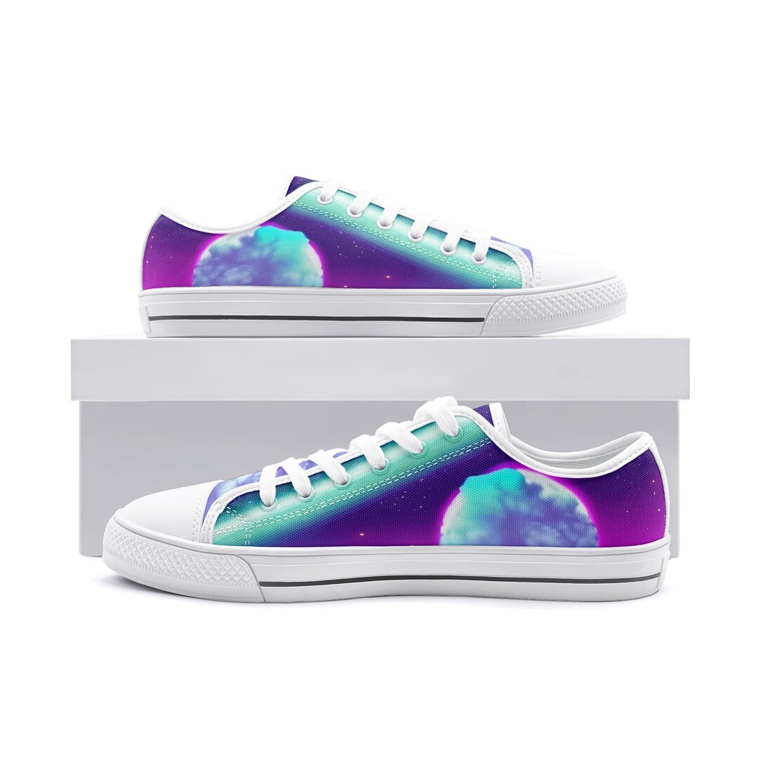 Mens Womens Vaporwave Sneakers Vaporwave Space Shoes - Etsy