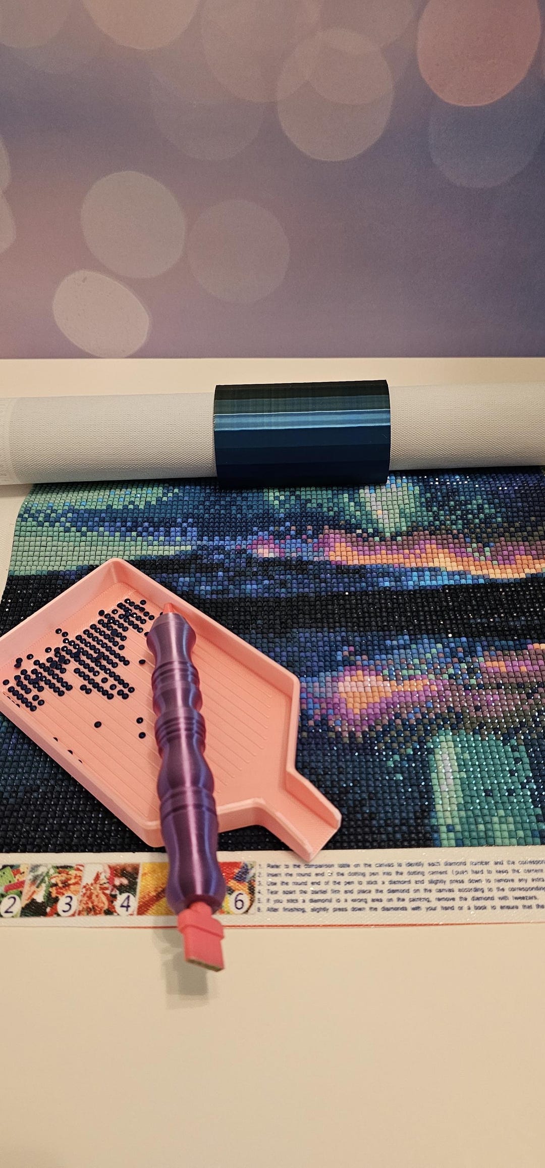 Roll With It Diamond Painting Canvas Holder – Roll-up Tool for Canvas ...
