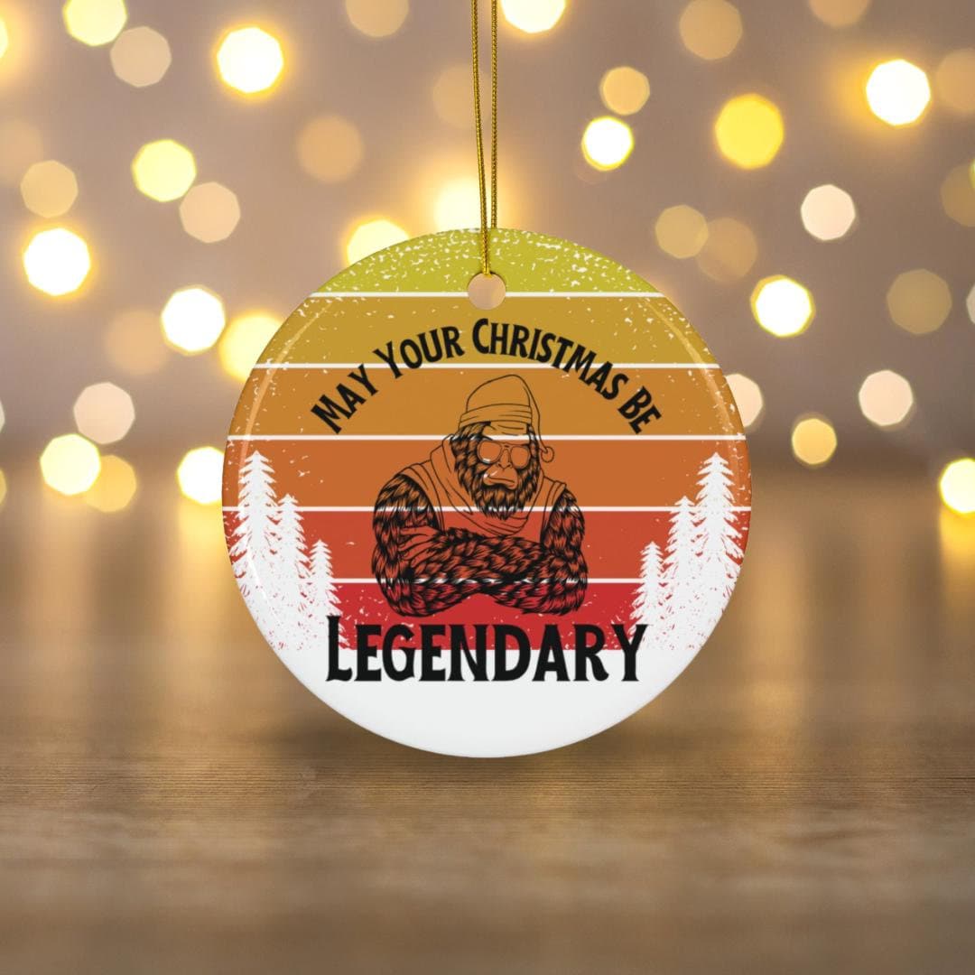 Sasquatch Christmas Ornament, Big Foot Christmas Ornament, Sasquatch ...