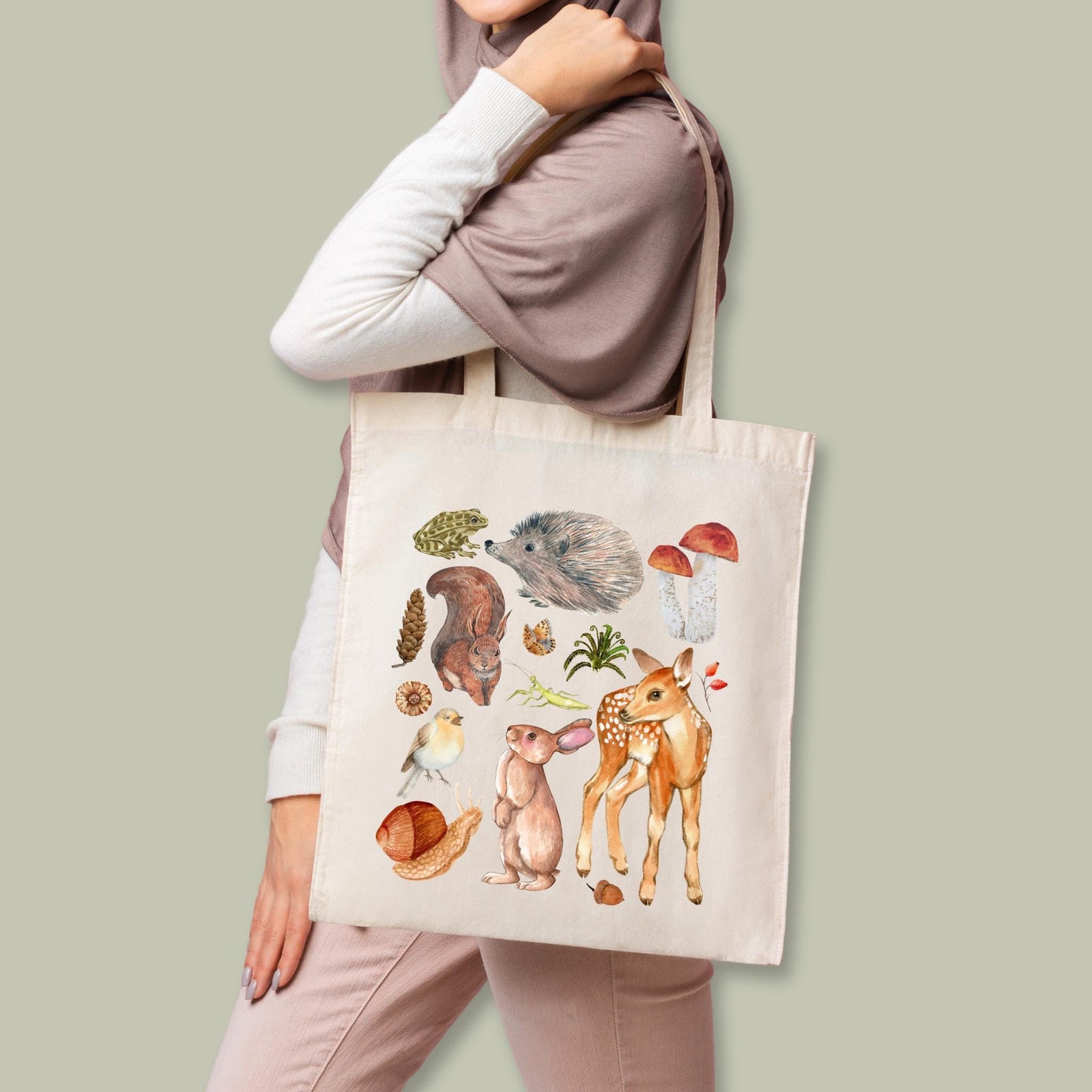 Woodland Tote Bag, Homestead Tote Bag, Fairycore Aesthetic Gift ...
