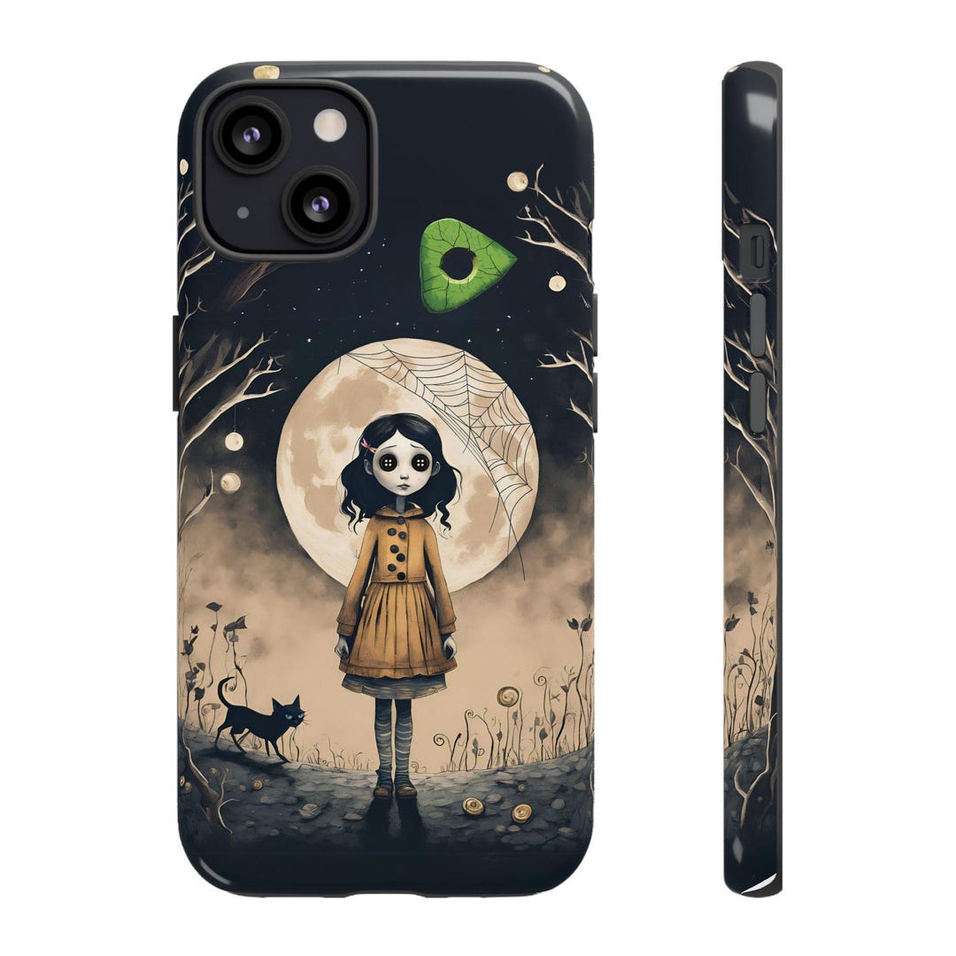 Coraline Inspired Phone Case, Coraline Phone Case, Time Burton Phone ...
