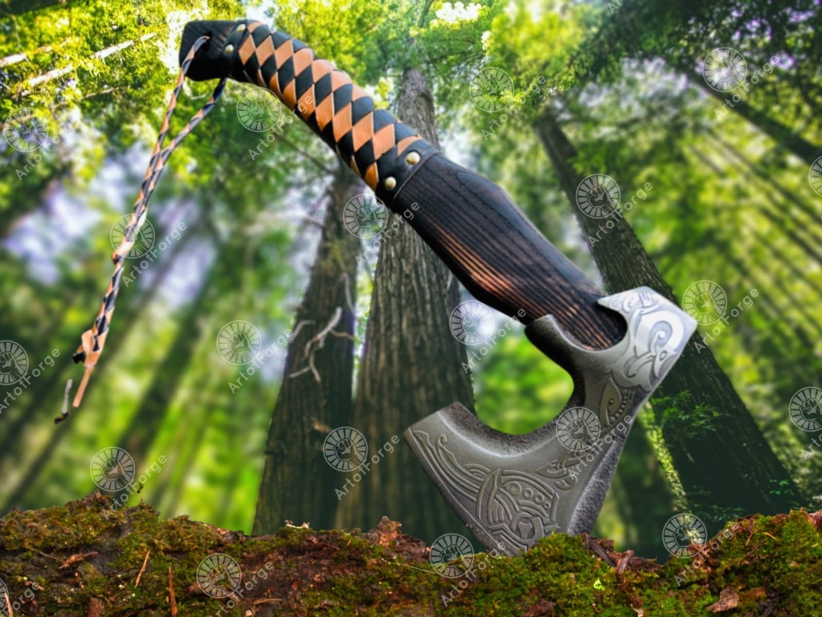 Personalized VIKING Axe Hand Forged Carbon Steel Real Battle - Etsy