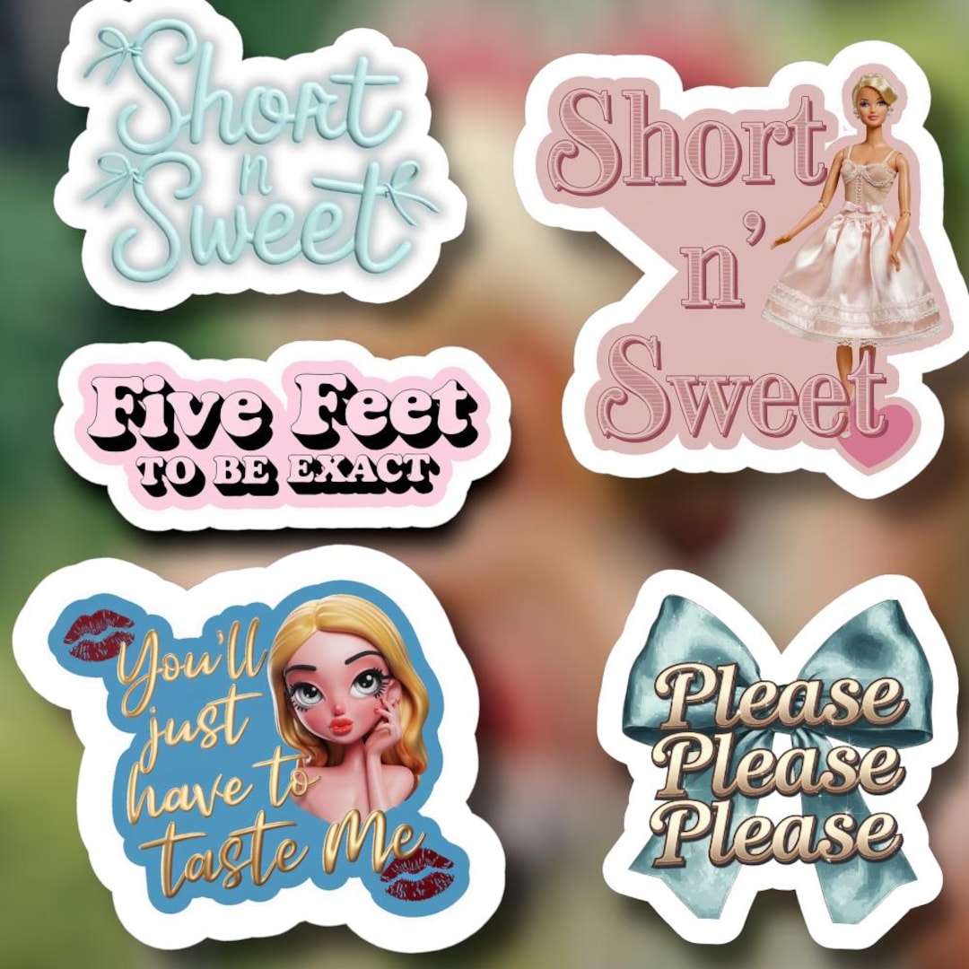 Sabrina Carpenrer Short N Sweet Album Stickers - Etsy