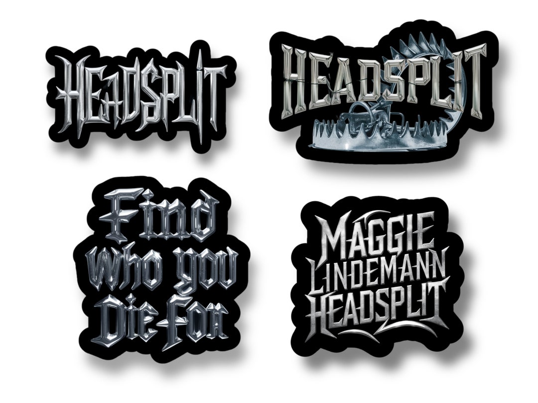 Maggie Lindemann Headsplit Stickers - Etsy Maggie Lindemann Headsplit Stickers - Etsy