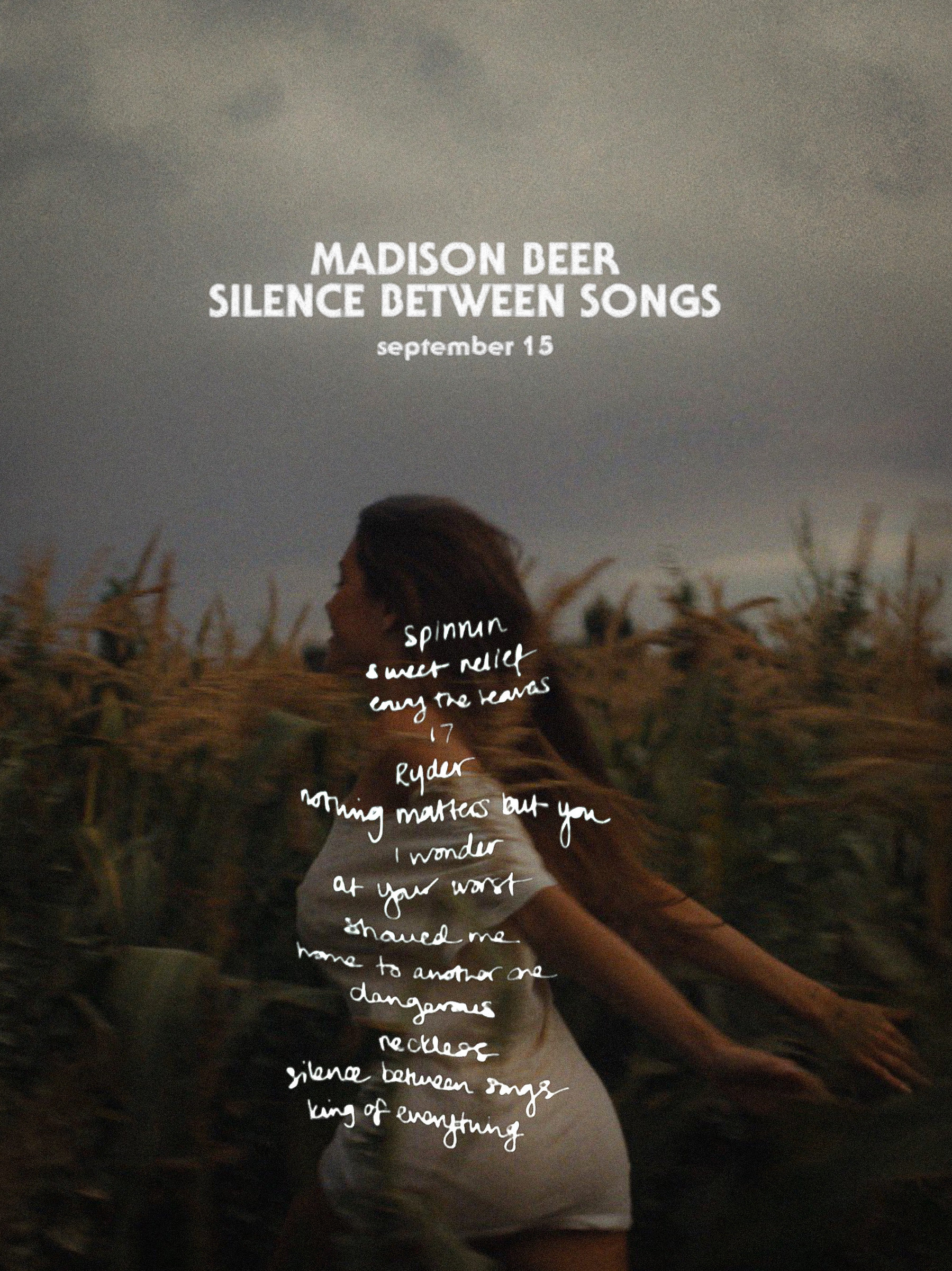 Madison Beer The Silence Between Songs Album Poster Etsy