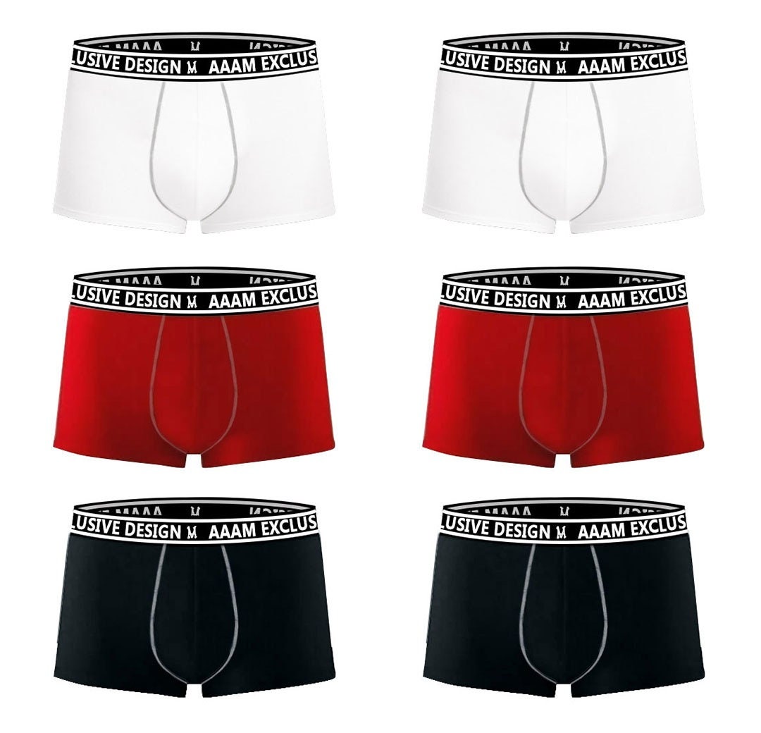 Brand New Men's Boxers 3 in a Pack White, Red and Navy Classic Fit. - Etsy