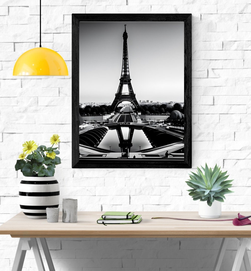 Eiffel Tower Paris Wall Art, Paris Wall Art, Eiffel Tower Artwork, City ...