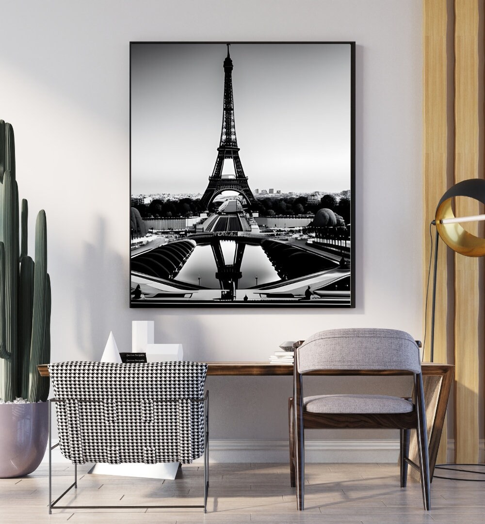 Eiffel Tower Paris Wall Art, Paris Wall Art, Eiffel Tower Artwork, City ...