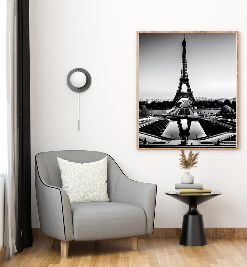 Eiffel Tower Paris Wall Art, Paris Wall Art, Eiffel Tower Artwork, City ...