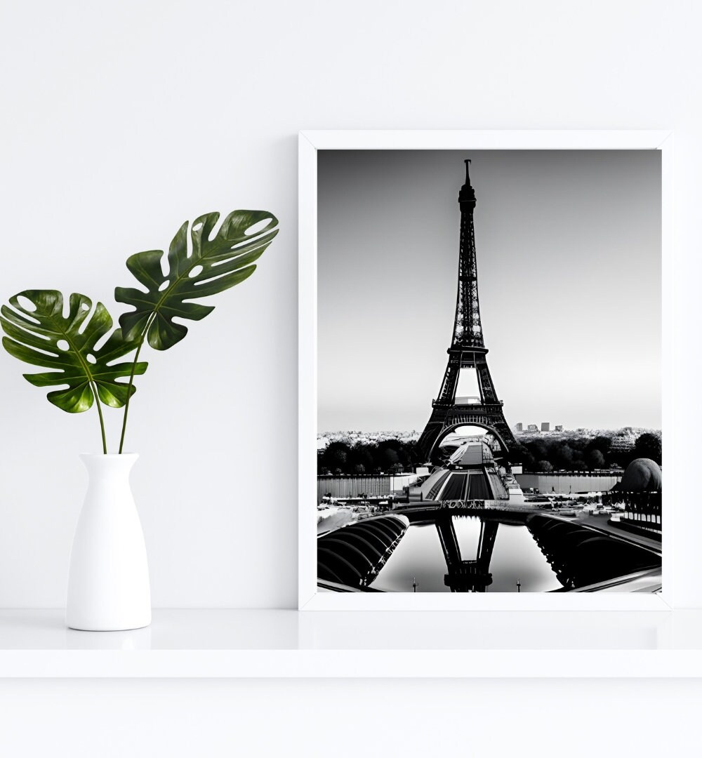 Eiffel Tower Paris Wall Art, Paris Wall Art, Eiffel Tower Artwork, City ...