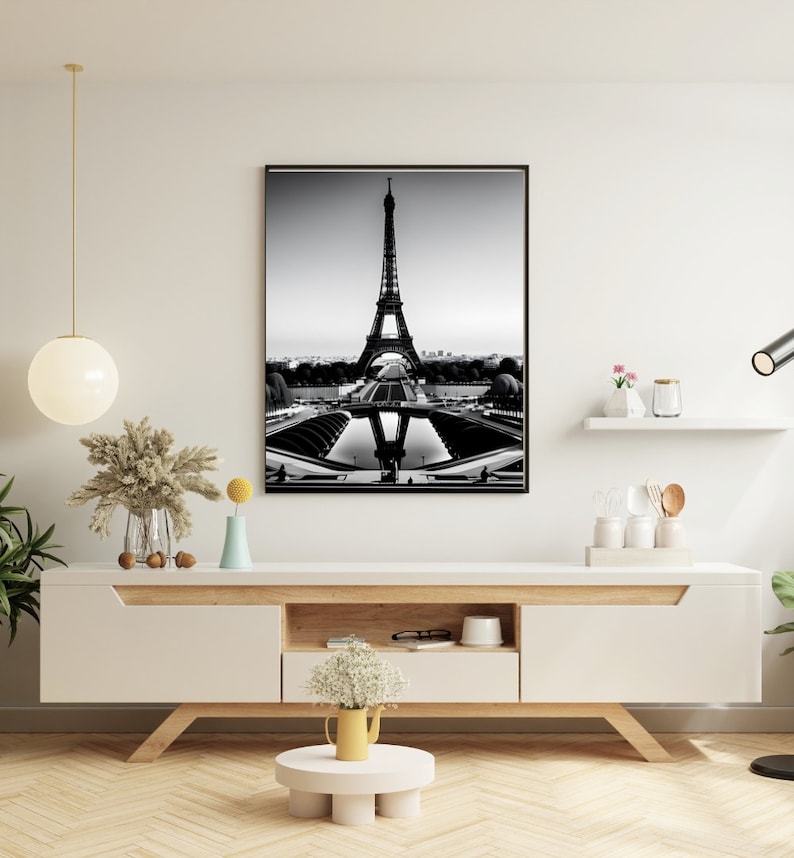 Eiffel Tower Paris Wall Art, Paris Wall Art, Eiffel Tower Artwork, City ...