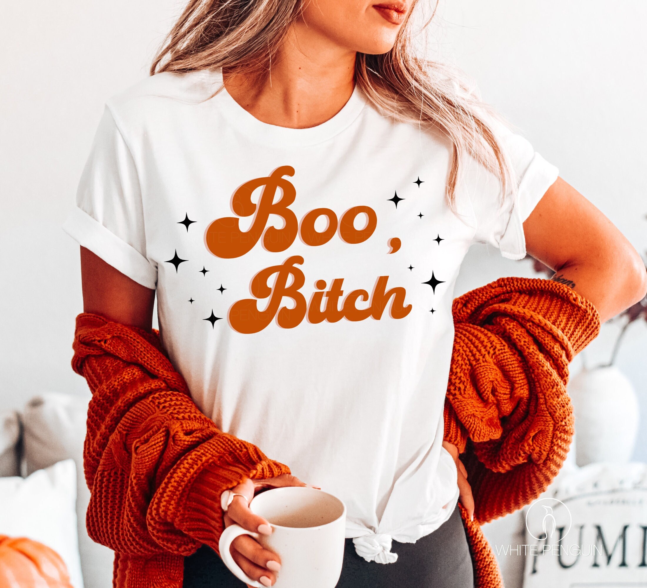 Boo Bitch PNG, Boo SVG, Funny Trendy Halloween Cricut Design, Retro ...