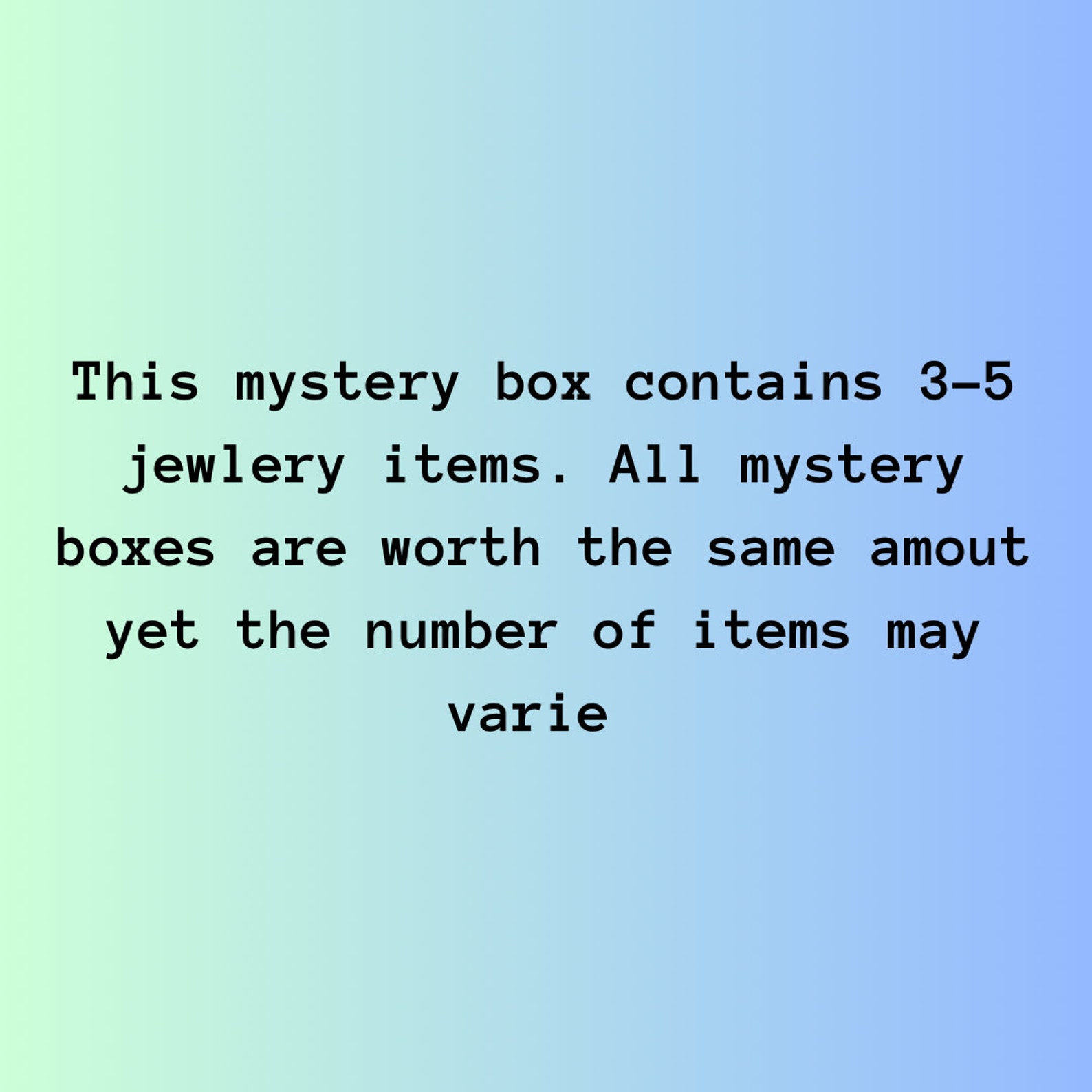 Mystery Box - Etsy