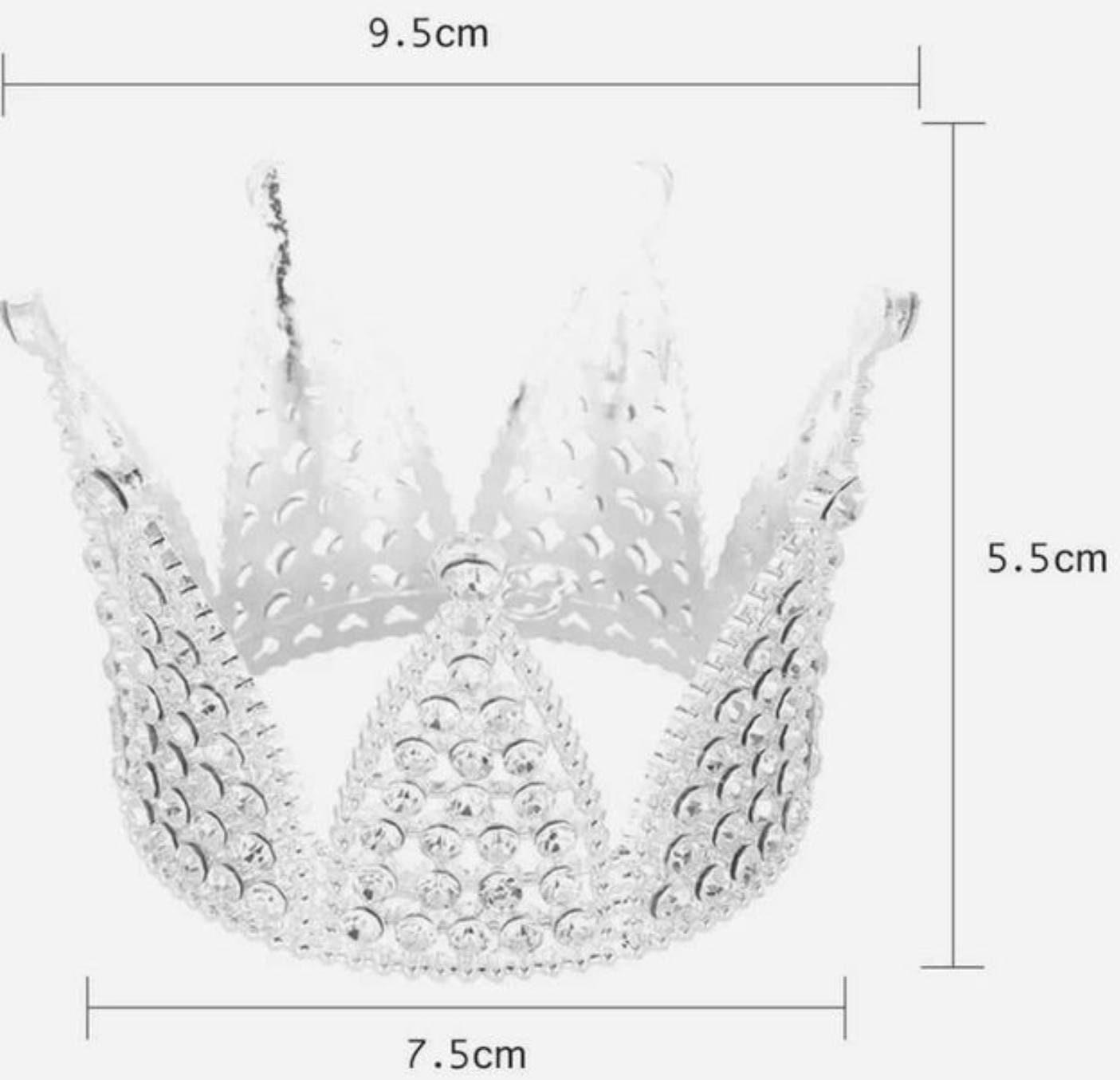 Mini Crown Tiara for Cake Toppers, Foto Props, Tumbler Toppers - Etsy