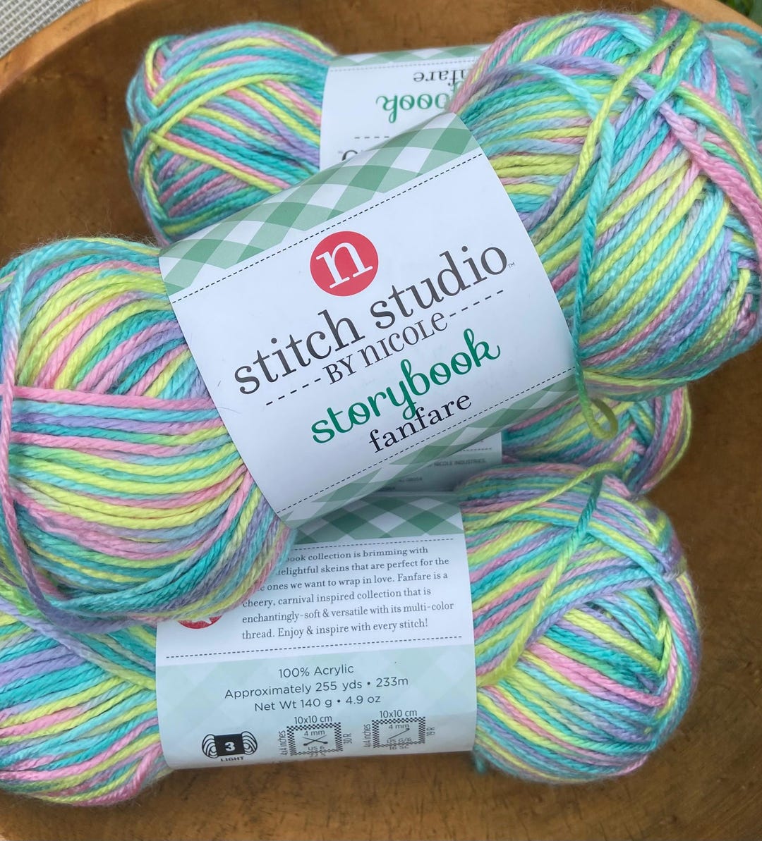 Stitch Studio Storybook Fanfare Yarn - Etsy
