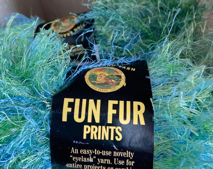 Lion Brand Fun Fur Prints - Etsy