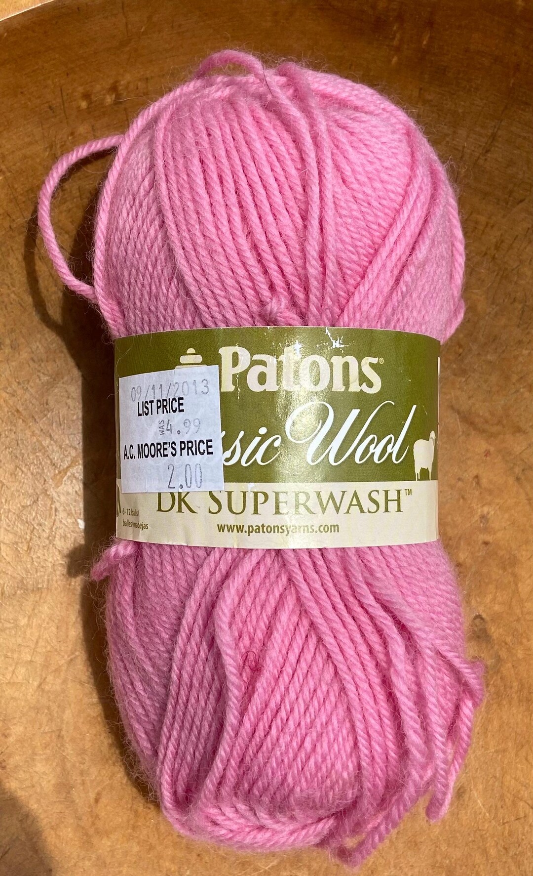 Patons Classic Wool DK Superwash Pink - Etsy