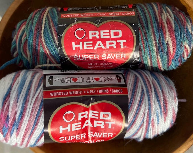 Red Heart Super Saver Multi - Etsy