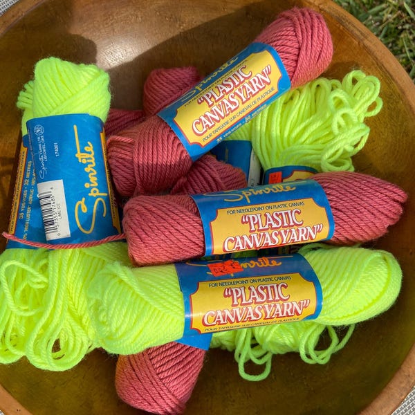 Plastic Canvas Yarn - Etsy