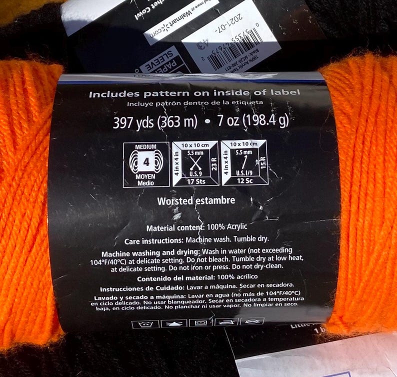 Set of 2 Mainstays Yarn - Etsy