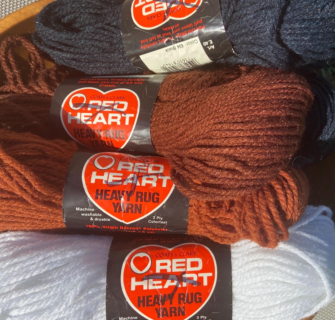 Red Heart Heavy Rug Yarn - Etsy
