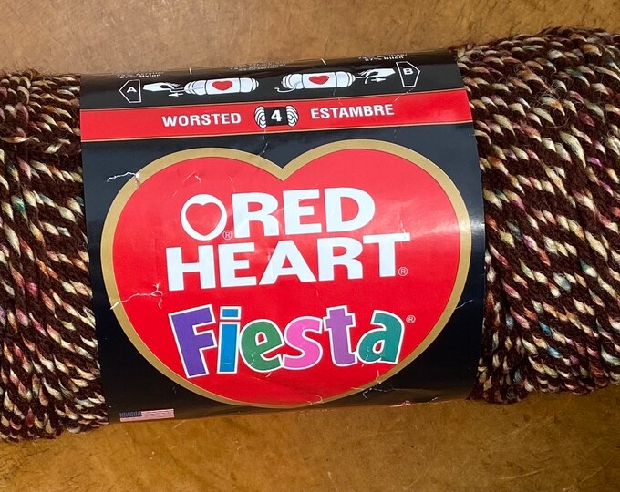 Red Heart Fiesta Yarn - Etsy