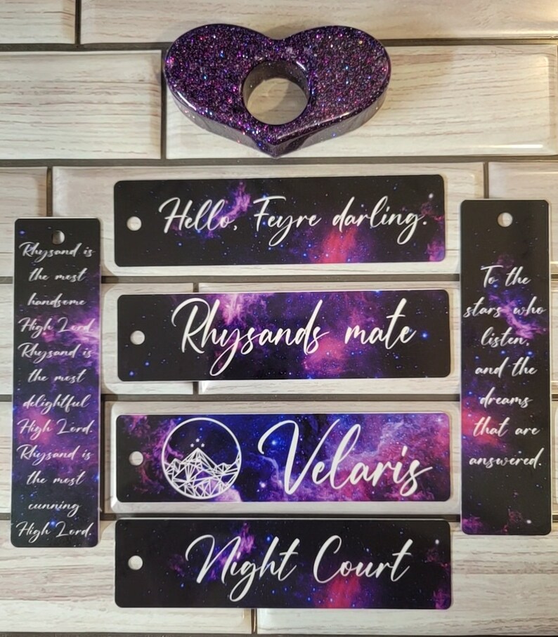 ACOTAR Rhysand/velaris Bookmarks - Etsy