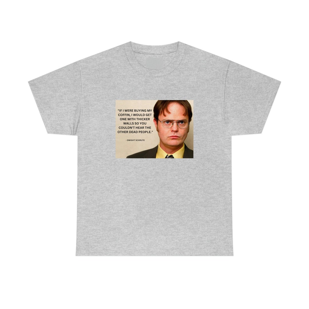 Dwight Schrute Coffin Shirt - Etsy