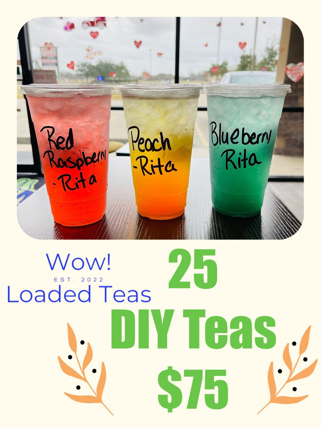 DIY Loaded Teas - Etsy