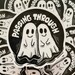Passing Through Ghost Sticker - Etsy