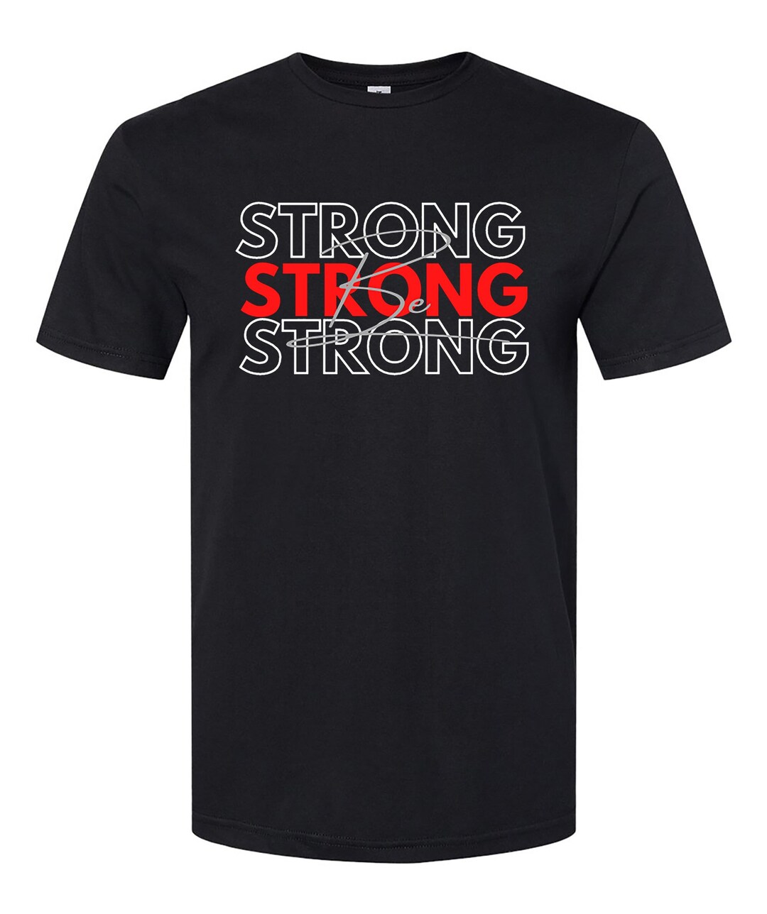 Be Strong Christian T-shirt, Christian Gift, an Encouraging Gift to a ...