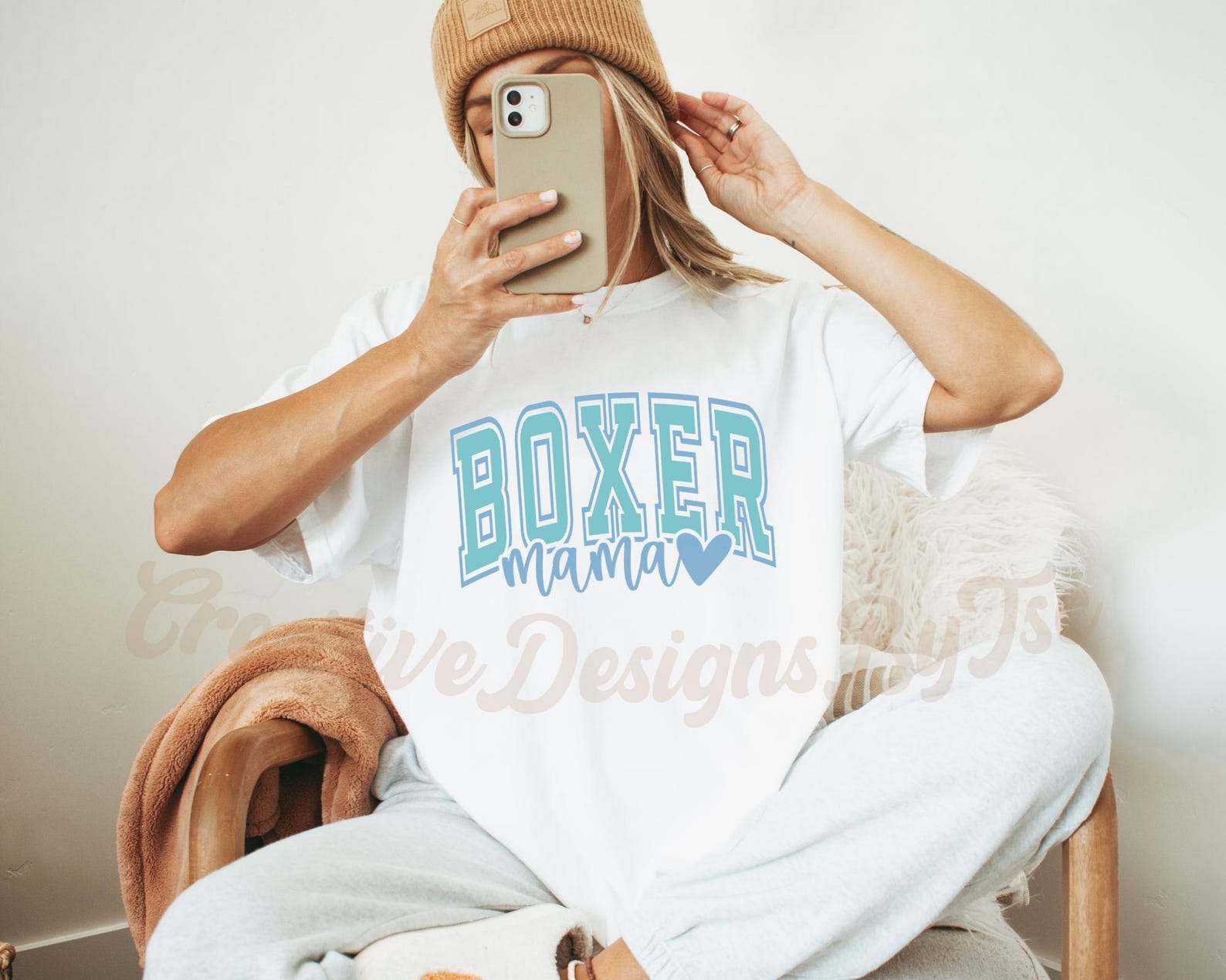 Boxer Mama SVG PNG PDF, Boxer Svg Png, Varsity Svg Png, Boxer Mom Svg ...