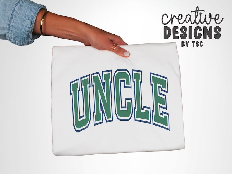 Uncle SVG PNG | Varsity Font | Uncle Designs | Sublimation | Cut File ...