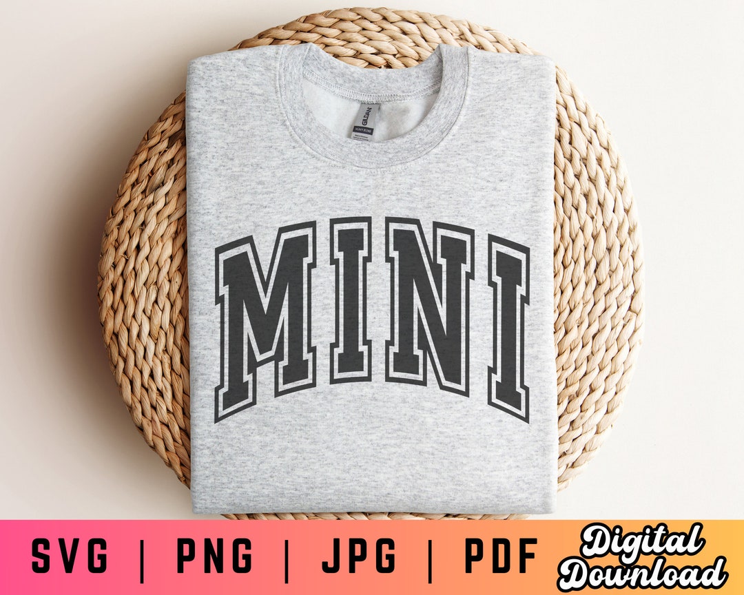 Mini SVG PNG, Mini Varsity Svg Png, Mini Shirt Svg Png, Mama and Mini ...